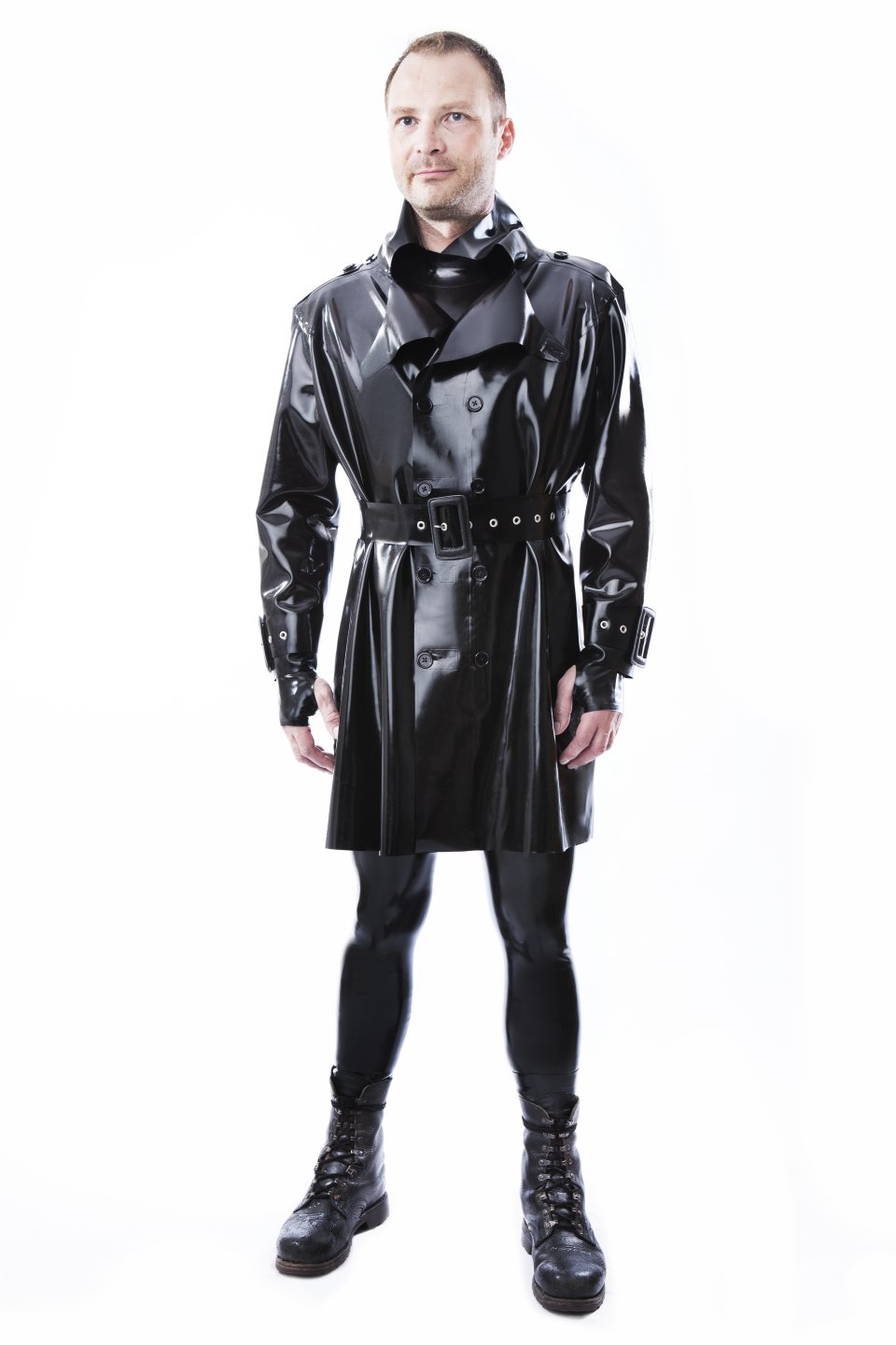 Custom Latex Coat Tom K - Stylish & Versatile