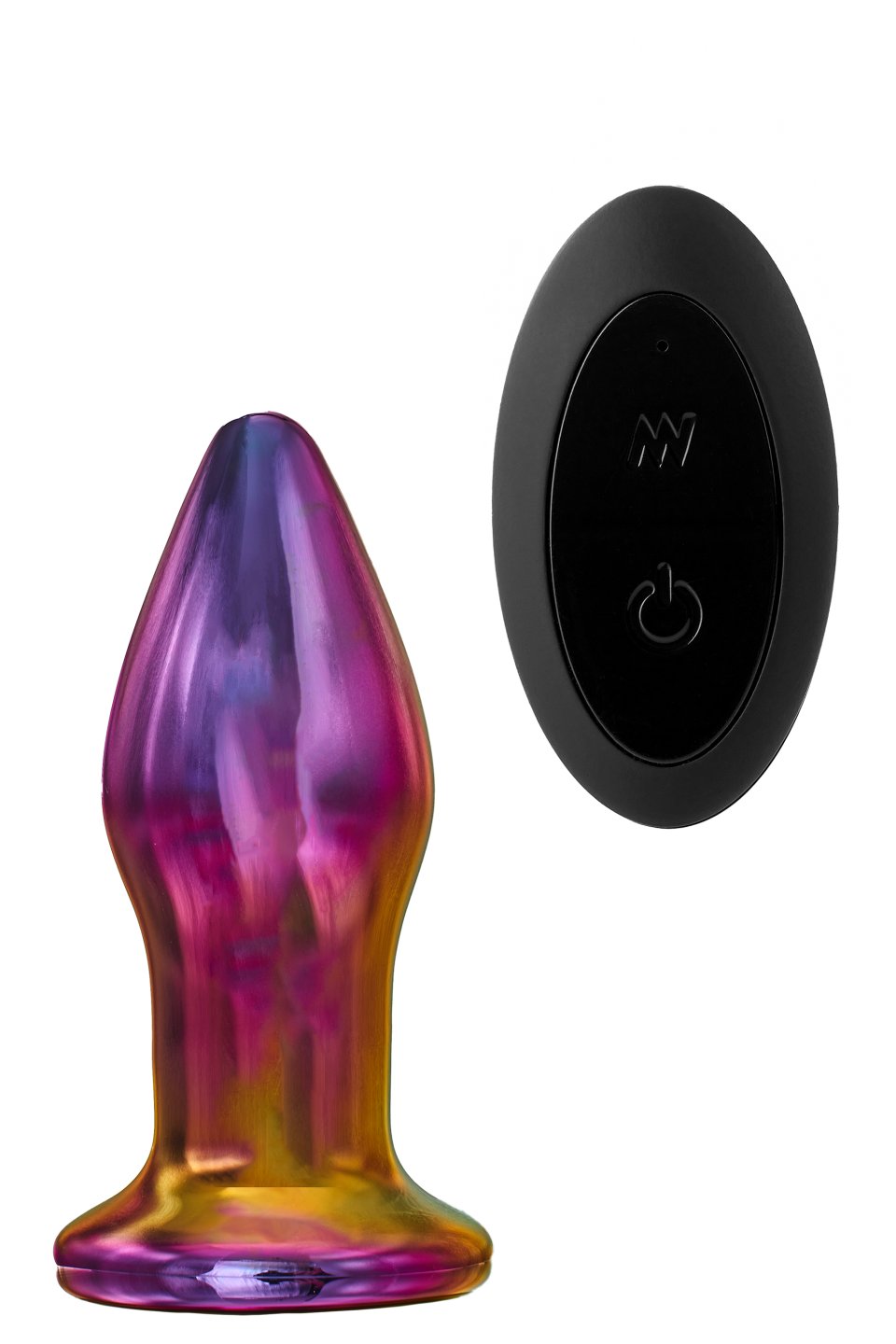 Glamour Glass Remote Plug – Vibrating Glass Plug