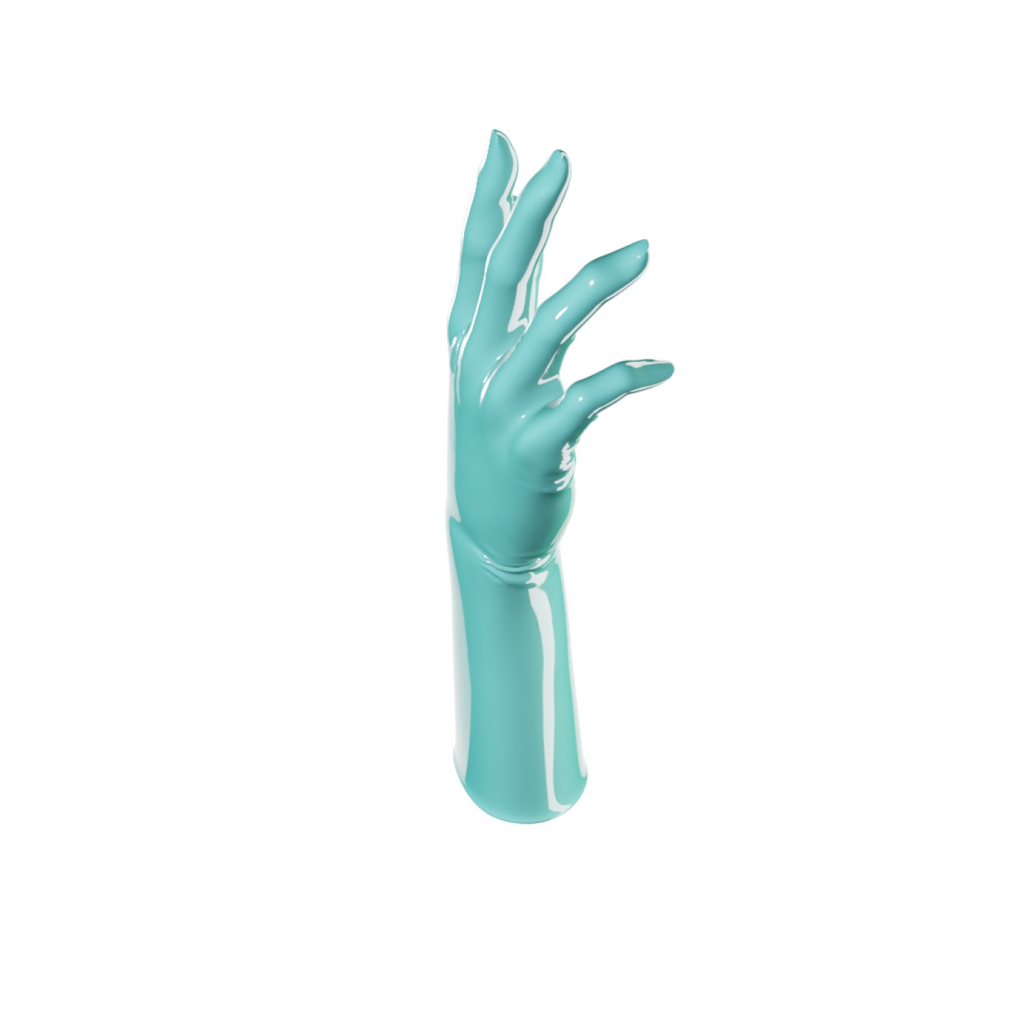 Uniqdsn Latex Gloves – Mystic Jade, Chlorinated